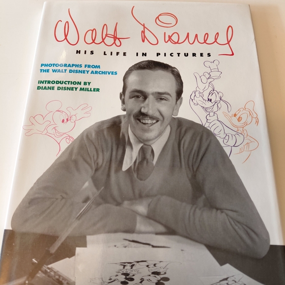 Disney | Other | Walt Disney His Life In Pictures Hb 996 Vtg First ...